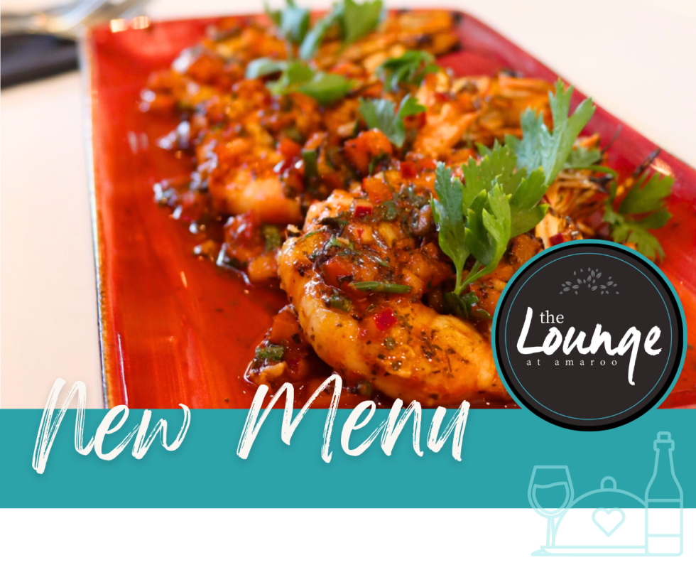 New Menu At The Lounge At Amaroo » Amaroo Retreat & Spa